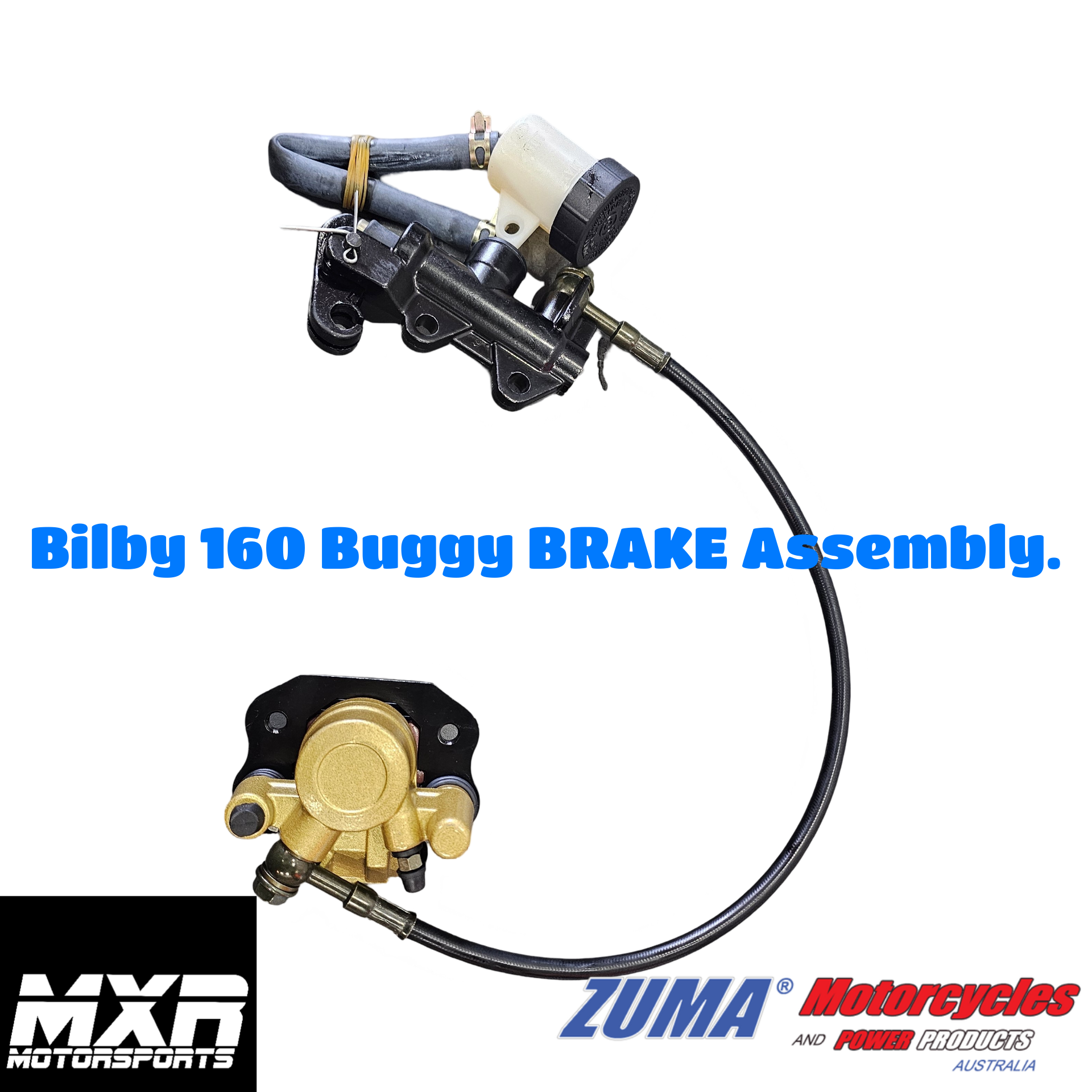 Zuma Bilby Brake Assembly complete. – MXR MOTORSPORTS AUSTRALIA